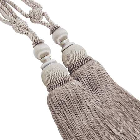 Decorative Tassel Rope Tie Backs for Window Curtain, Hand Knitting ...