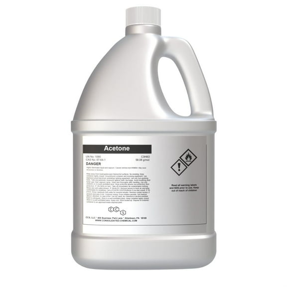 Acetone 100% pure - UniClean America Acetone with No Addtives - Made in ...