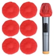 Riousery 120Pcs Disposable Non-Woven Microphone Protective Covers (Red ...