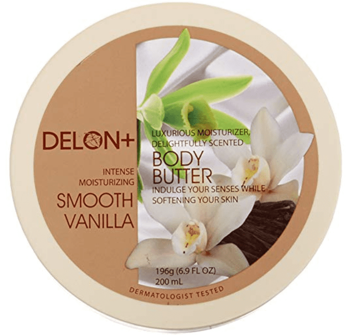 DELON Intense Moisturizing Body Butter 6.9 oz (Smooth Vanilla ...