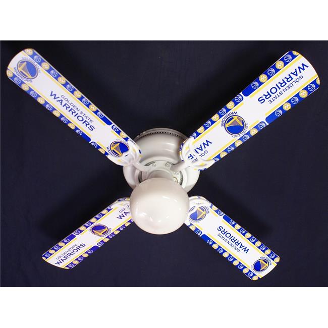 Ceiling Fan Designers 42FAN-NBA-GS 42 in. NBA Golden State Warriors ...