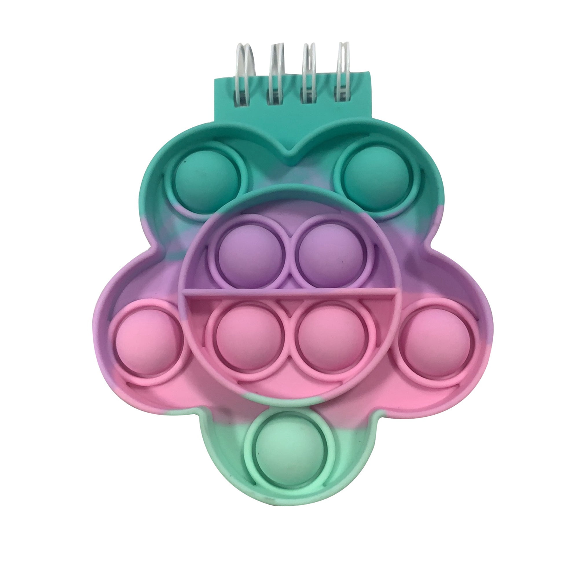 Nokiwiqis Rainbow Notebook Pop Toy Practical Spiral Notepad,Pop Fidget ...