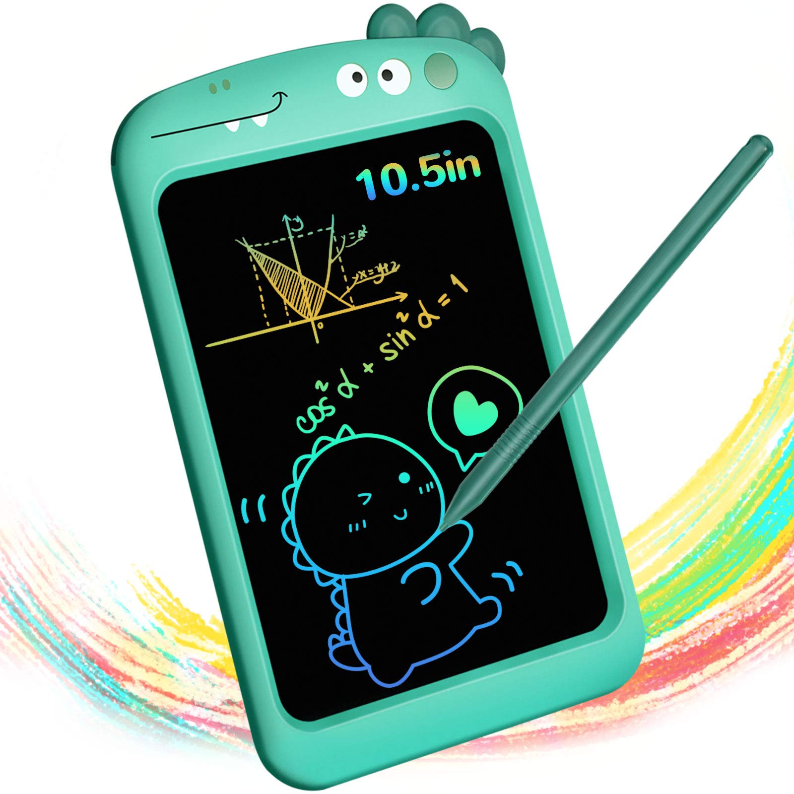 LCD Writing Tablet,Dinosaur Toy, Colorful Drawing Doodle Board,10.5 ...