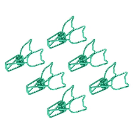 Kitten Binder Clips, Vivid Color Strong Clamping 100Pcs Cuta Cat Shape ...