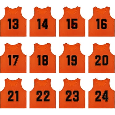 Nylon Pinnies, 1 Dozen, Orange - Walmart.com