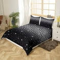 Leopard Skin Bedding Set for Adult Women,Grey Black Cheetah Print ...