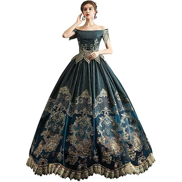 KEMAO Rococo Baroque Marie Antoinette Dresses 18th Century Renaissance ...