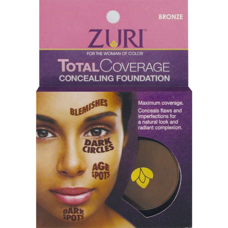 Zuri Total Coverage Concealing Foundation Bronze,Pack of 3 - Walmart.com