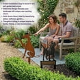 Shinelab Yorkie Dog Metal Garden Stake, Small Dog Yard Decor, Pet ...