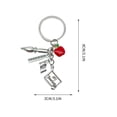2026 Graduation Keychain, School Day Key Charm with Bachelor Cap, High ...