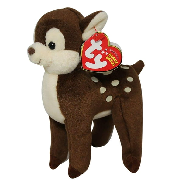 Ty Beanie Baby: Nutmeg the Deer | Stuffed Animal | MWMT's - Walmart.com