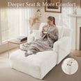 Indoor Single Chaise Lounge Sofa Chair, Modern Corduroy Upholstery ...