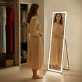 Full Length Mirror with Lights, 60"x16'' LED Lighted Full Body Mirror ...