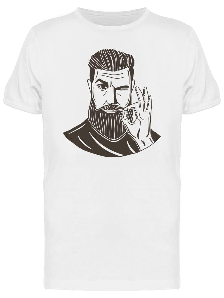 Hipster Design T-Shirt Men -Image by Shutterstock, Male Small - Walmart.com