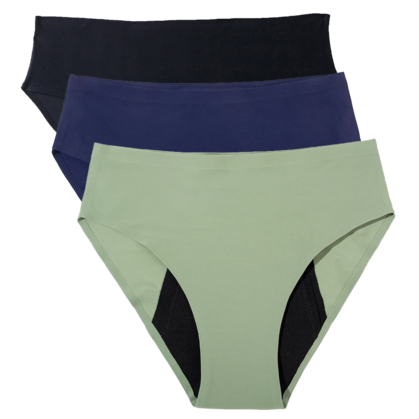 Xmarks Period Underwear for Women 4-Layer Seamless Leak-proof Menstrual ...