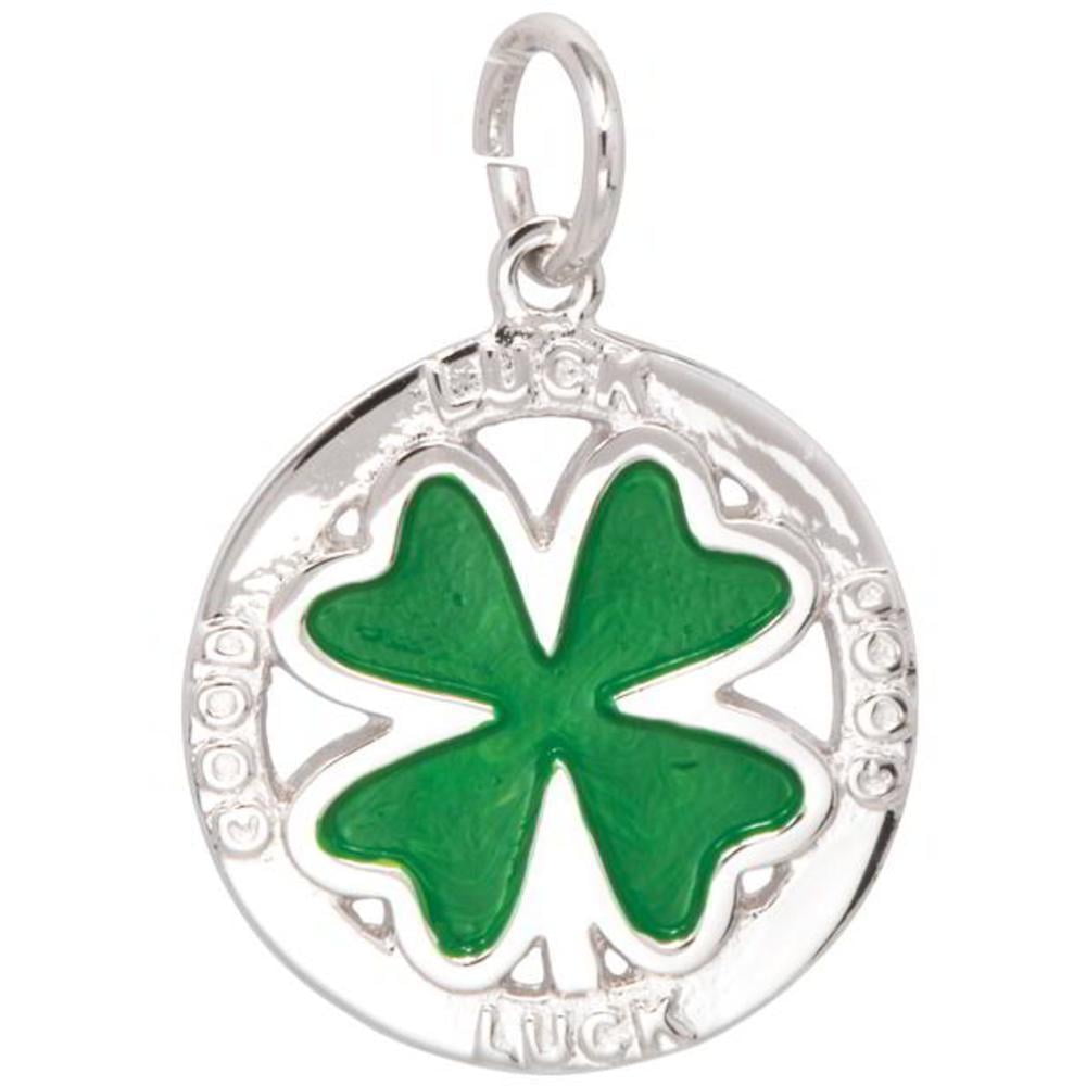 Sterling Silver 4 Leaf Clover Charm - Walmart.com