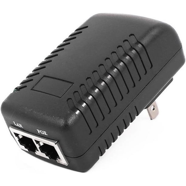 a 48V-0.5A Wall Plug POE Injector Ethernet Adapter IP Phone/Camera ...