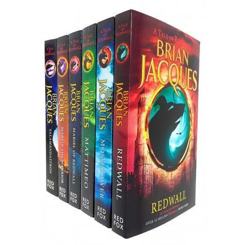 Brian Jacques Redwall Series 6 Books Collection Set Redwall Mossflower ...