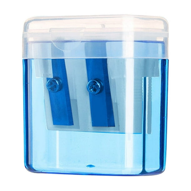 Pencil Sharpener Manual Pencil Sharpener with Cap Handheld Pencil Sharpener for Colored Pencils Portable Pencil Sharpener for Kids and Adults