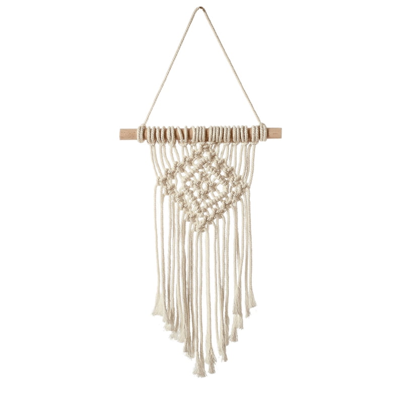 Macrame Wall Hanging Art Woven Boho Home Décor, Geometric Beautiful ...