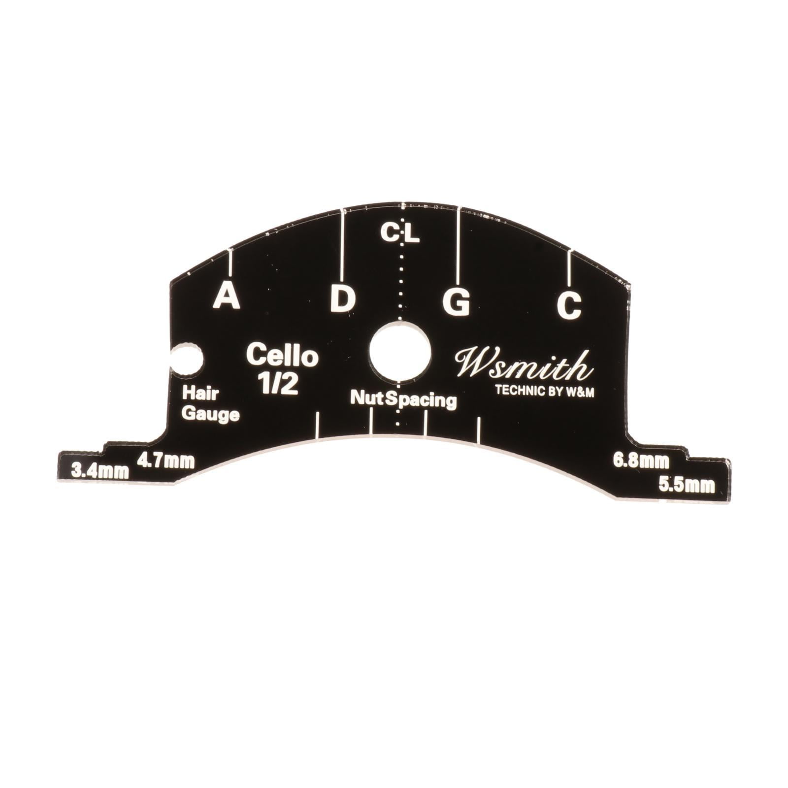 4/4 Violin Bridge Fingerboard Template Reference for Violin Accessories ...