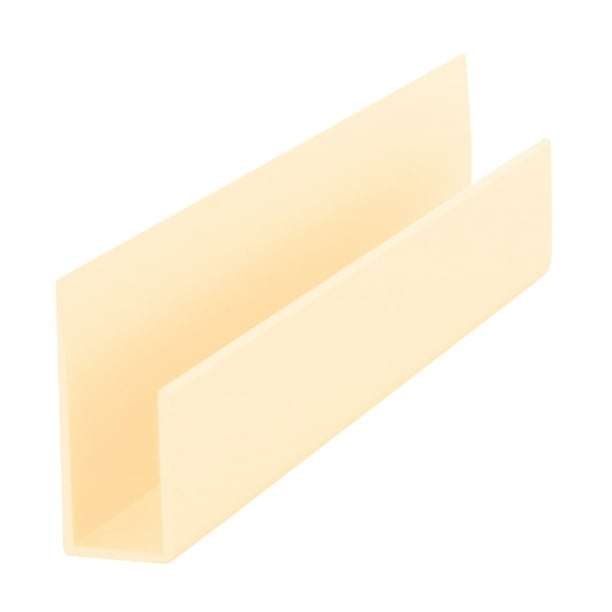 CRL D838BGA Brite Gold Anodized Aluminum Deep Nose 3/8" J-Channel - 144 ...