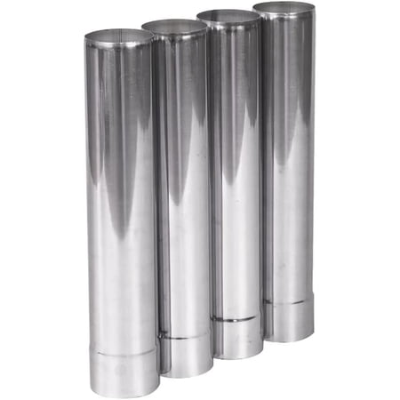 Stove Pipe Stainless Steel Flue Extension 90 Degree Chimney丨Srtraight ...