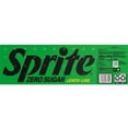 Sprite Zero Sugar Soda Cans, Versatile Mixer, 12 Fl Oz, 36 Pack ...