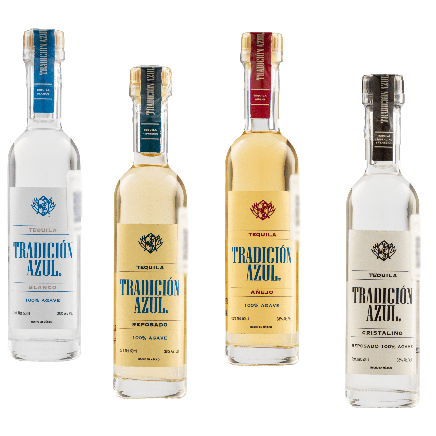 Four Pack Tequila Tradición Azul 50 ml Tradición Azul Tequila | Walmart ...