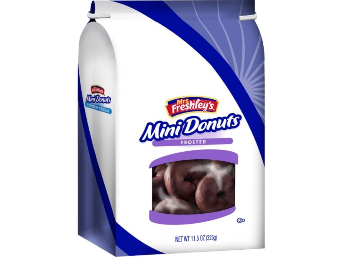 Mrs. Freshley's 12 Bag Chocolate Donuts 11.5oz (PACK OF 12) - Walmart.com