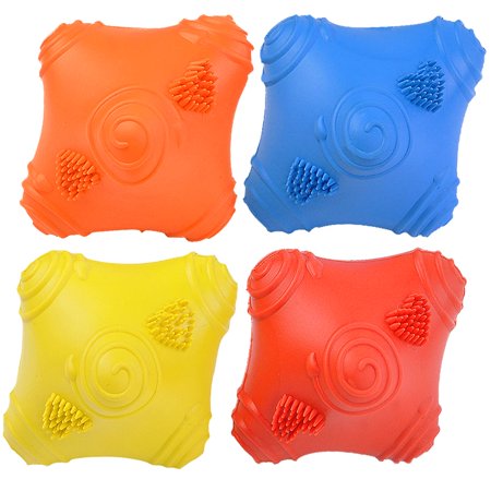 Dog Balls Indestructible,Solid Rubber Dog Toys,Durable Bouncy Dog Toys ...