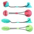 Agiufgs Dog Chew Toy Ball Tpr 17 in Indestructible, Teething and Teeth ...