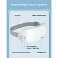 Ultra-Quiet Eye Massager with Heat, Lightweight Heated Eye Mask for ...