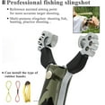 Outdoor Hunting Slingshot with Wrist Rest Fighting Catapult Slingshot ...