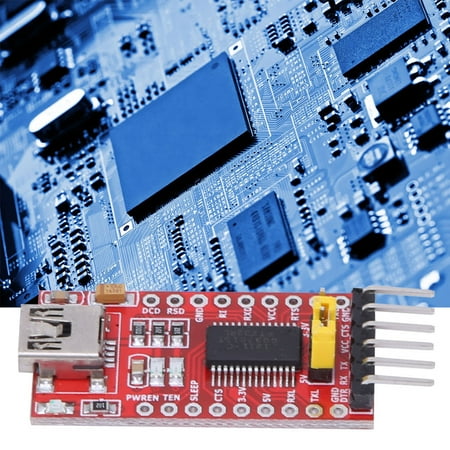FT232RL, Serial Port Adapter Module Mini USB 2.0 USB To TTL 3.3V 5V For ...