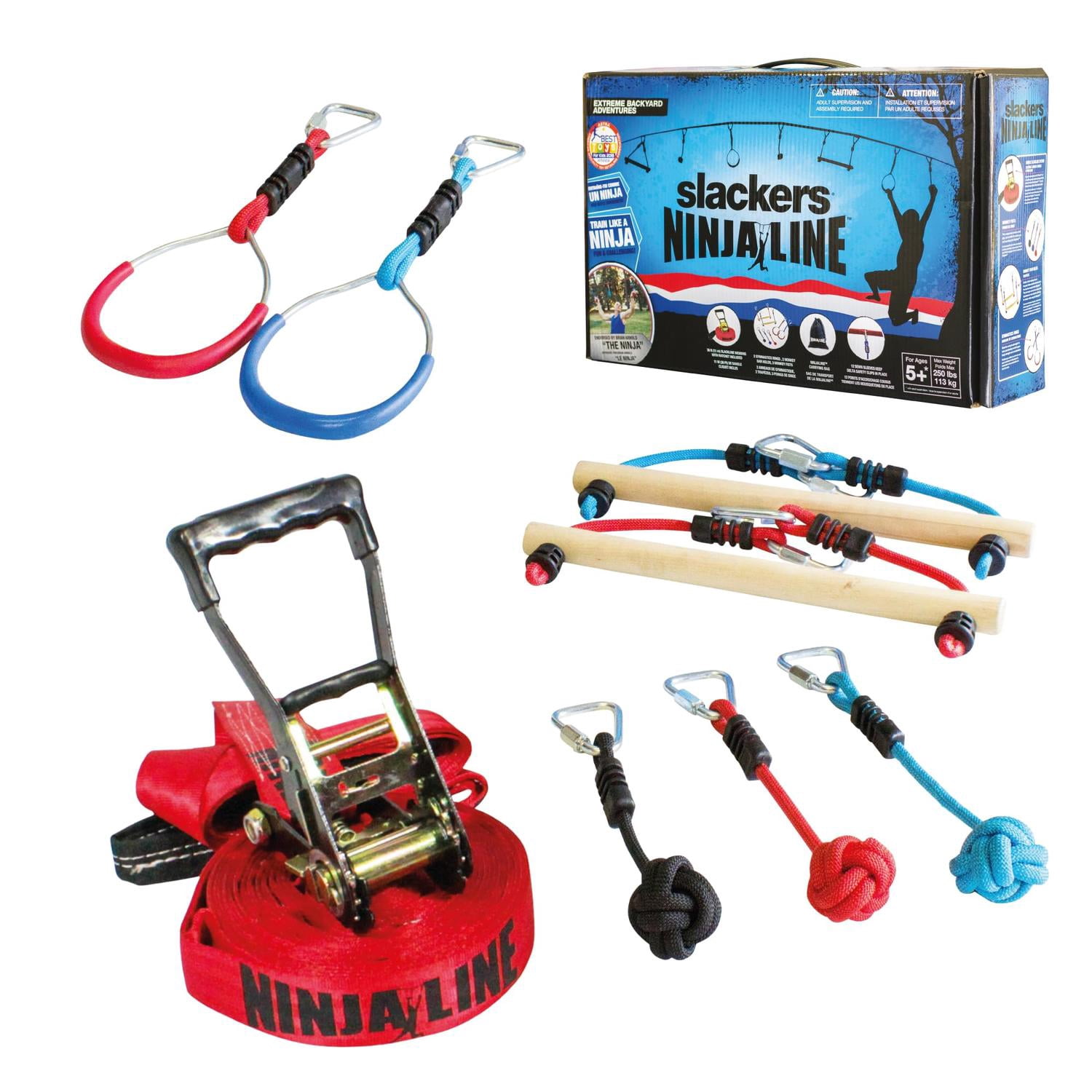 Schildkröt Slackers 980020 Ninja Line Starter Set de 11 Metros, Juego ...