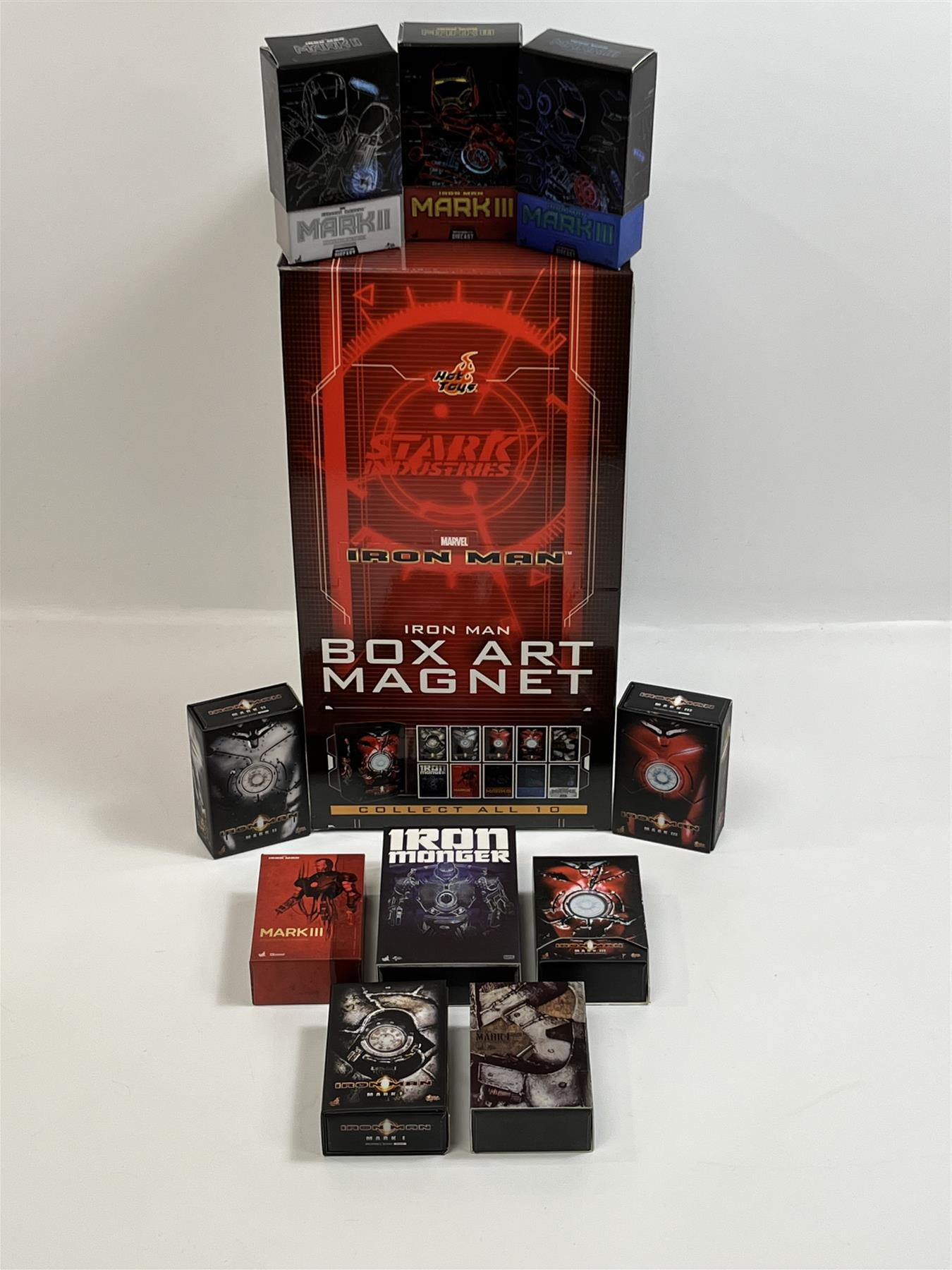Iron Man 10 Assorted Hot Toys Box Art Magnet Packs 10 Per Box 6-7cm ...