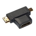 Biplut 3 in 1 Micro HDMI-compatible Male Mini HDMI-compatible Male to ...