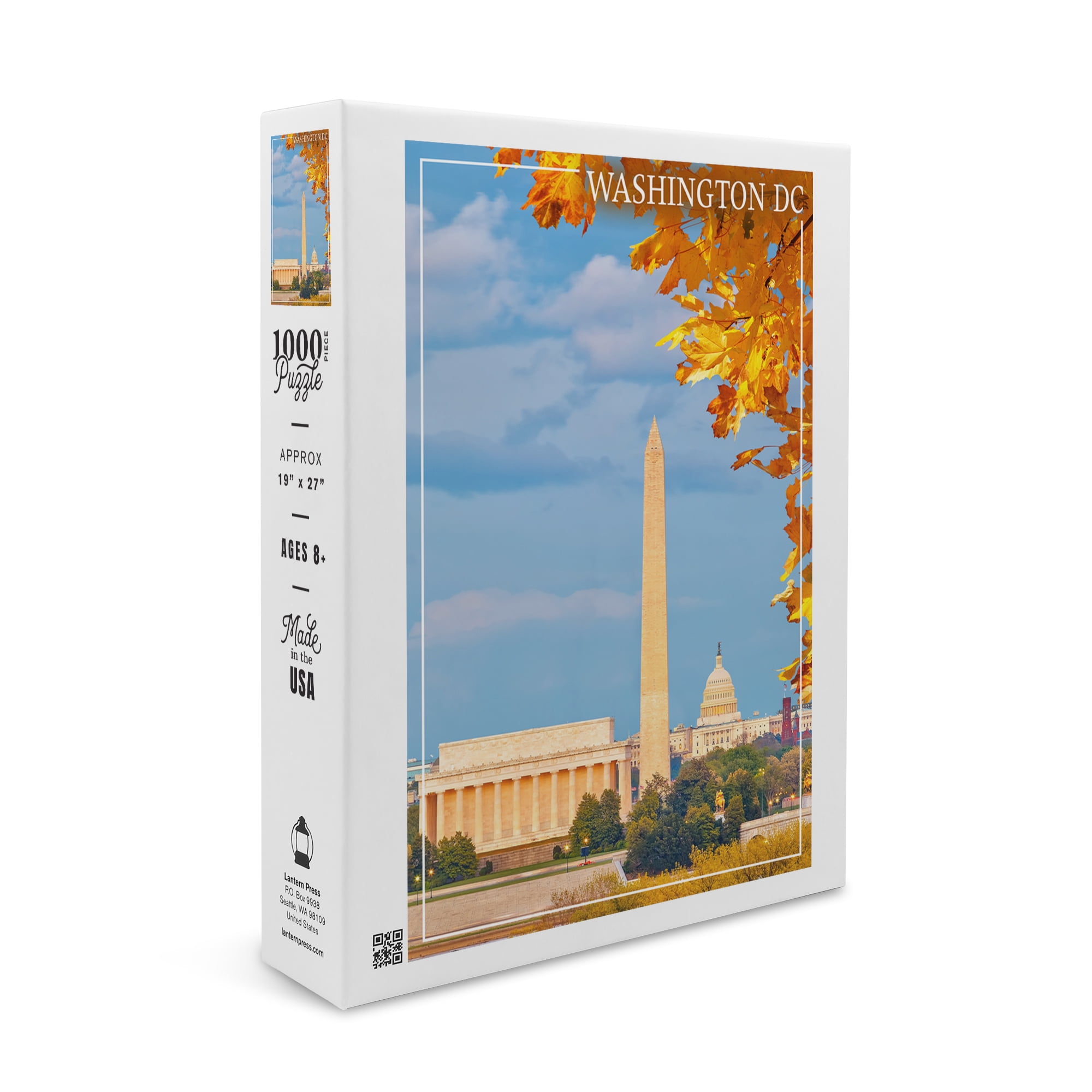 Skyline and Fall Colors, Washington DC (1000 Piece Puzzle, Size 19x27 ...