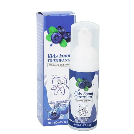 Foam Toothpaste, Push Type Children Mousse Toothpaste Whitening For ...