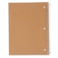 Pen+Gear Wide Ruled 3-Subject Spiral Notebook, Blue, 10.5" x 8", 120 ...