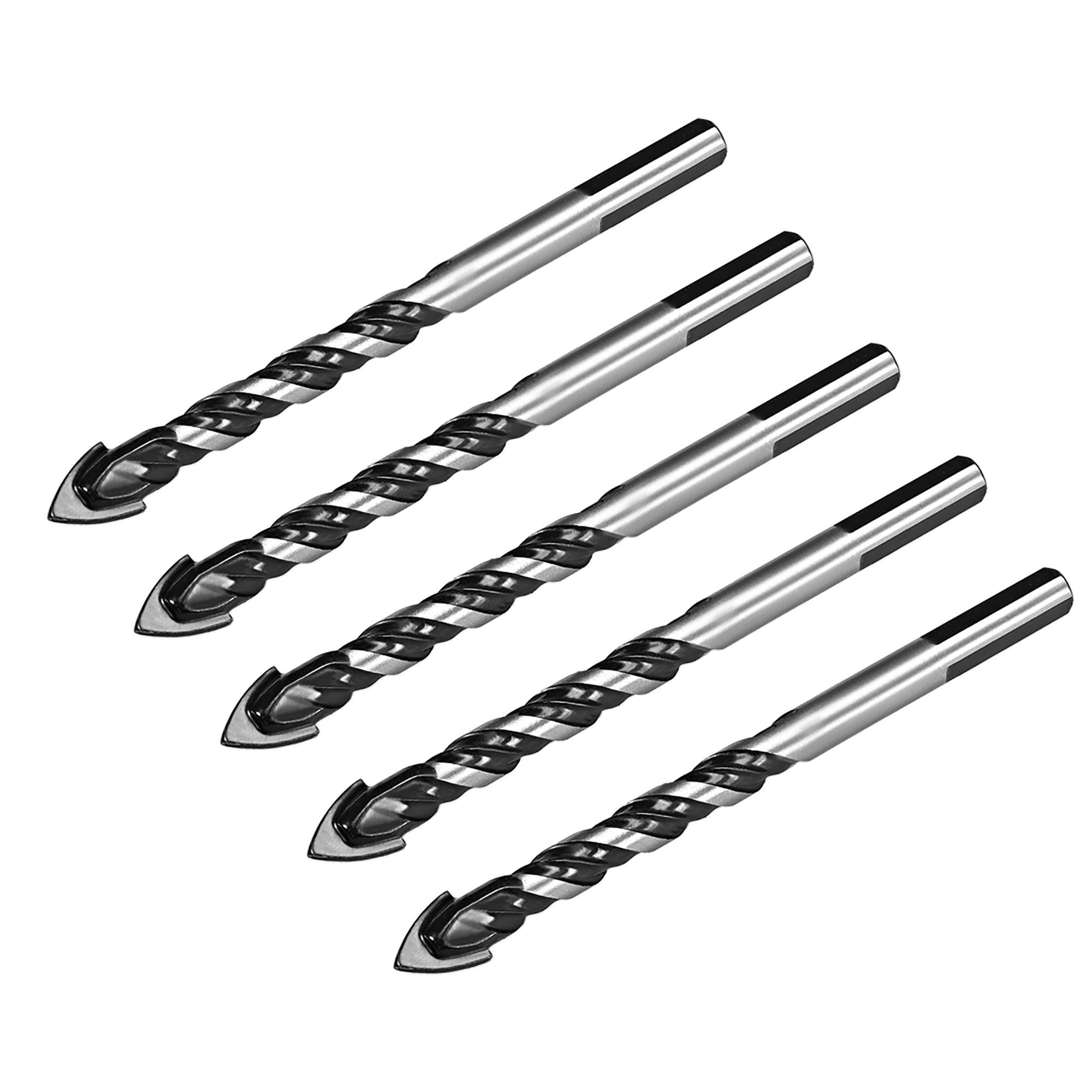 5 pcs 12mm Triangle Tip Drill Bit for Drilling in Ceramic, Glass, Tile ...