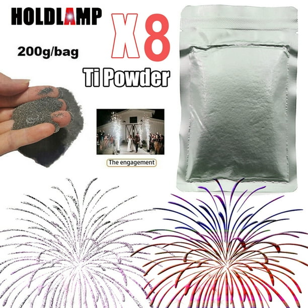 8Bag Cold Spark Powder Small Fine Particles 3-16.4ft Range Ti Composit ...