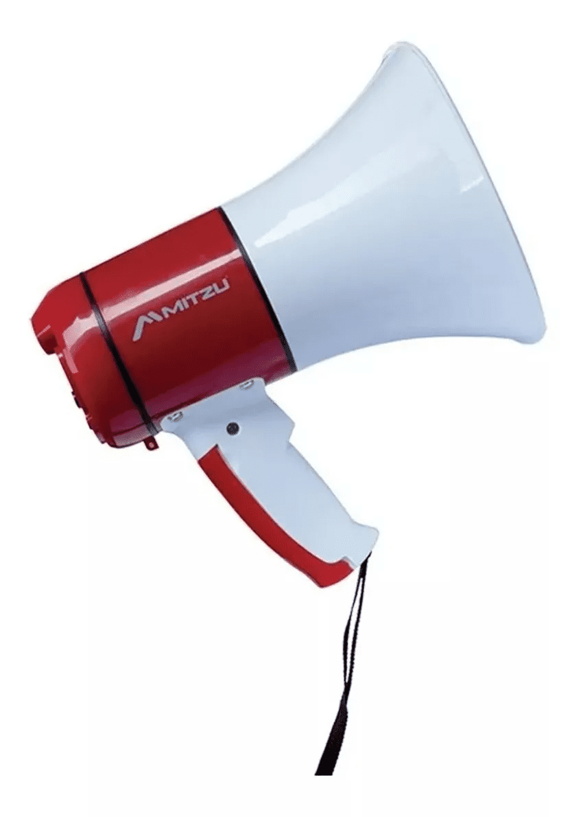 Megáfono recargable BLOOSOM 30w Grabador Correa Meg-650rd | Bodega ...
