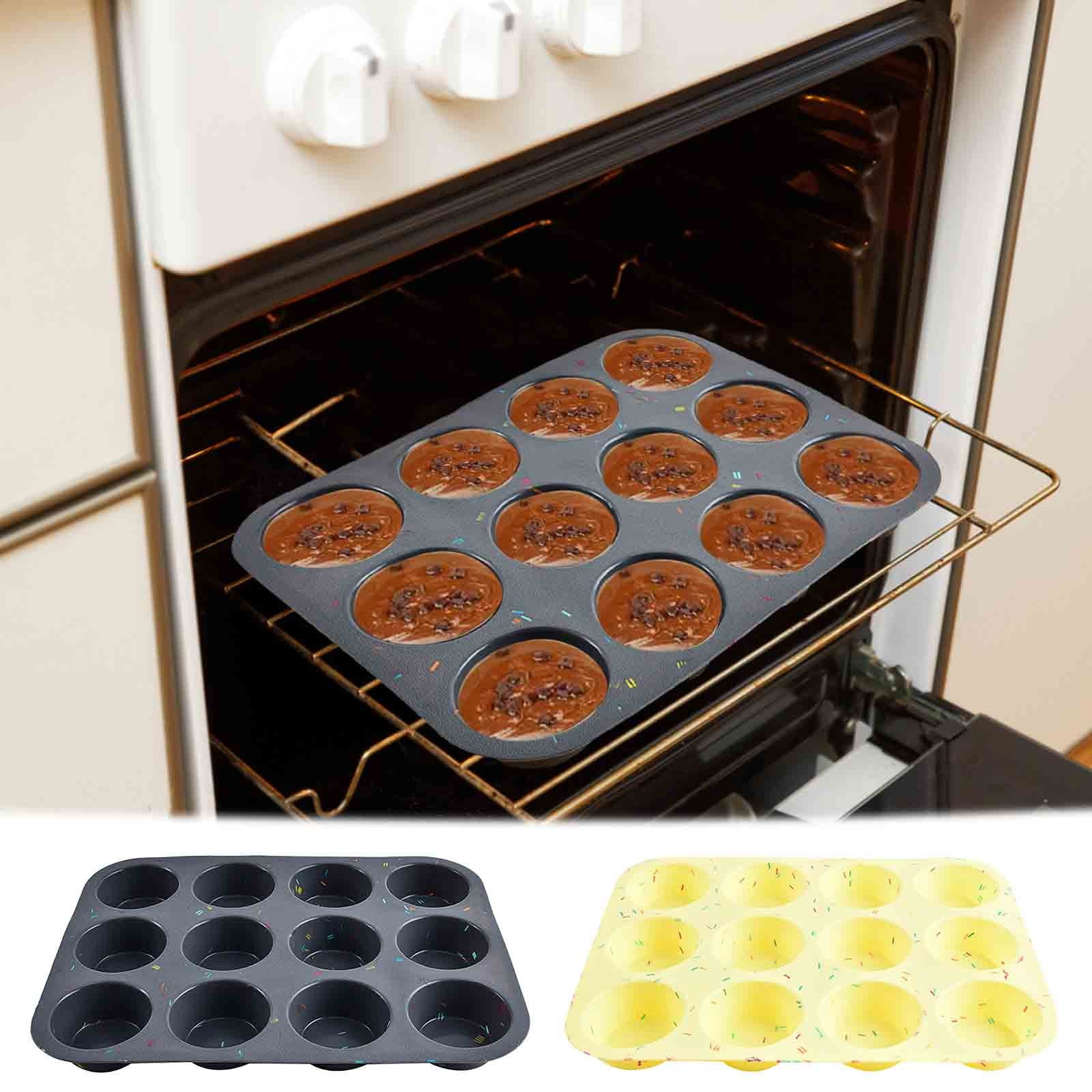 Molde Colorido de Silicona para Muffins | Molde Redondo para Pudding y ...