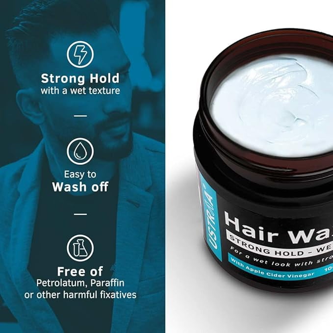 Click here for Ustraa Strong Hold Hair Wax For Men- Wet Look - 10... prices