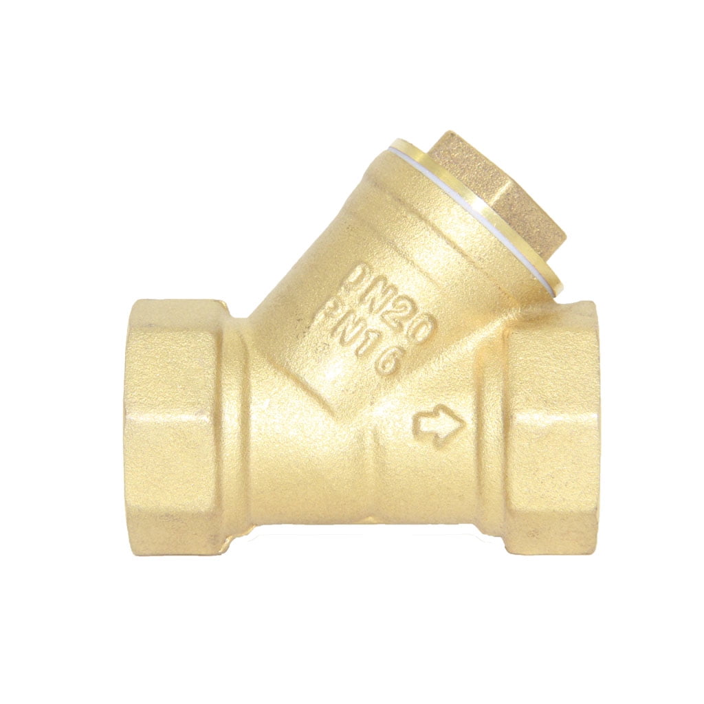 DN20 DN25 Brass Filter Type Strainer Valve Fittings - Golden, DN20 ...