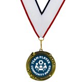 Team Player Community Award Star Design Medal | Volunteer and Community ...