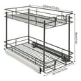 Two Tier Pull Out Cabinet Organizer Cabinet Pull Out Shelf Slide Out ...