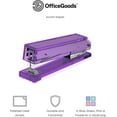 OfficeGoods Clear Acrylic Stapler in Purple for 1/4" Staples - Walmart.com